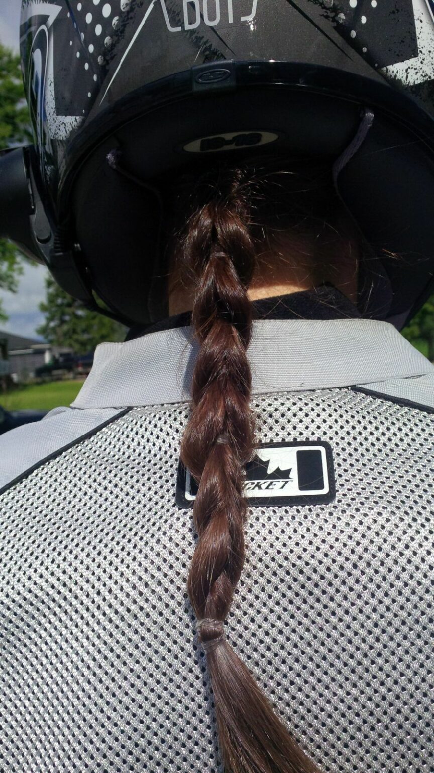 How to Wear a Helmet with Long Hair (Proven Tips & Tricks) » SuperBike ...